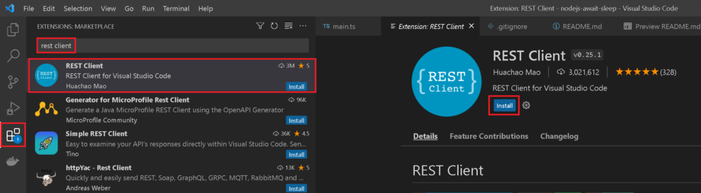 VSCodeのRest Clientの使い方│本と技術とYoutuber
